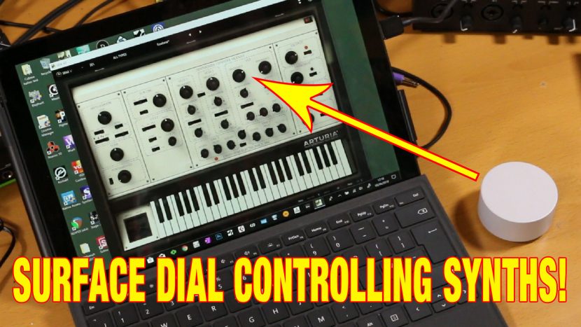 Surface Dial controlling synths with Elephant 1.92 – Surface Pro Audio